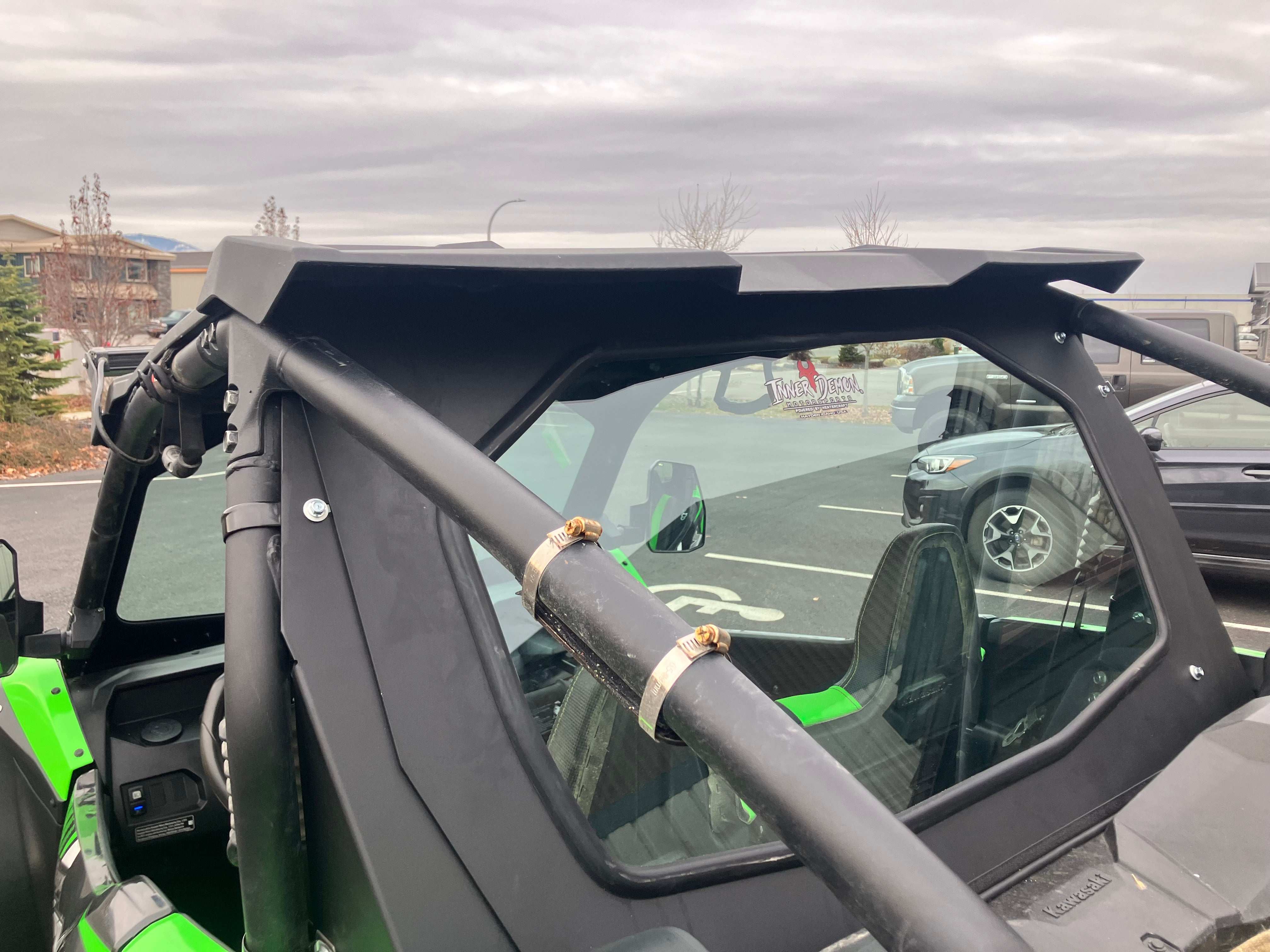 Kawasaki Teryx KRX 1000 Rear glass window with filler plates 2019 ...